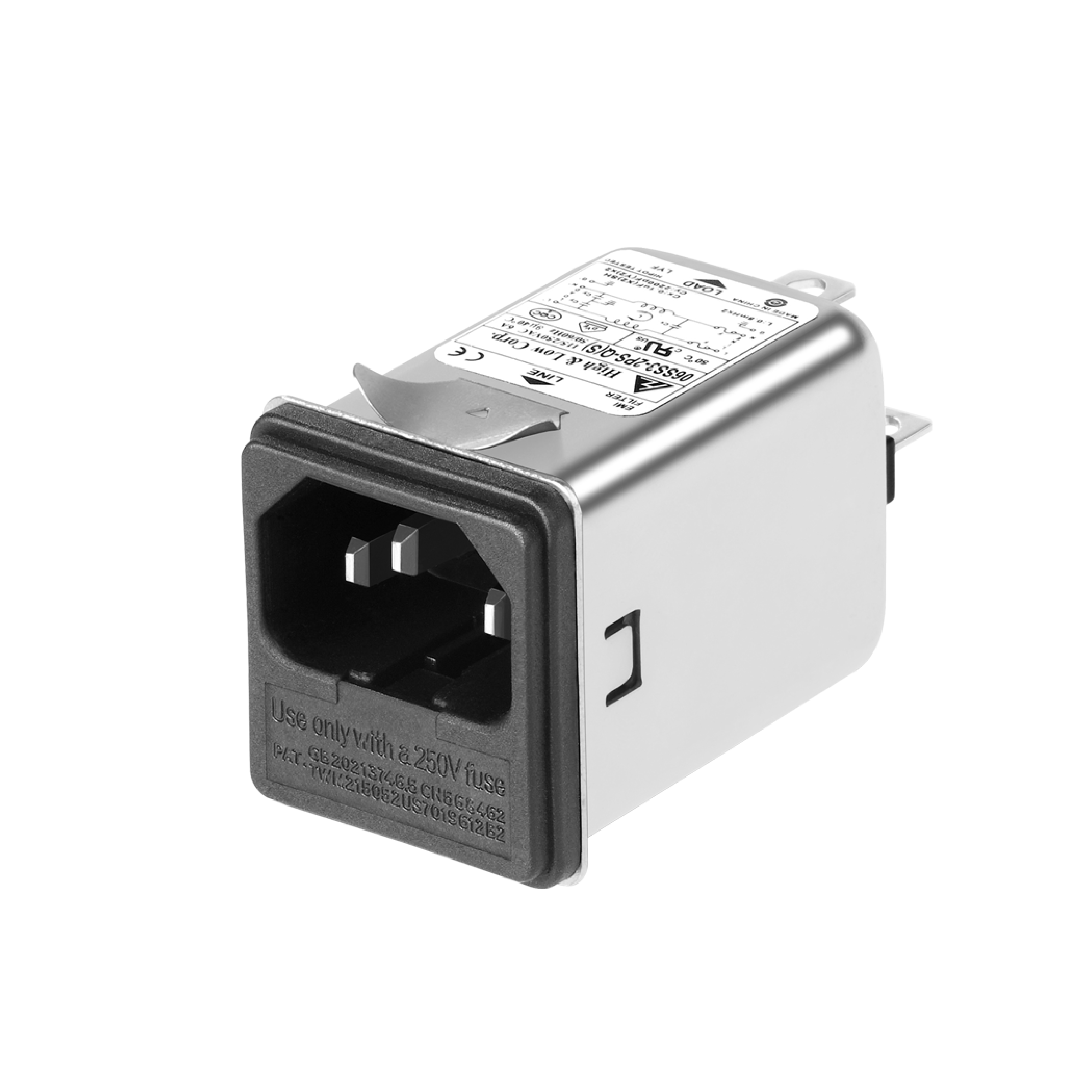 สะเก็ดระเบิด, ขั้วต่อ IEC, EMI, ตัวกรองพลังงาน - 我的网站